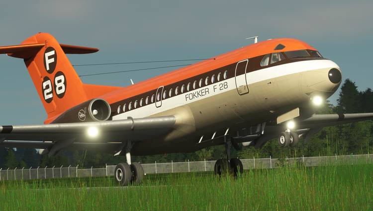Just Flight - Just Flight F28 Professional for Microsoft Flight Simulator