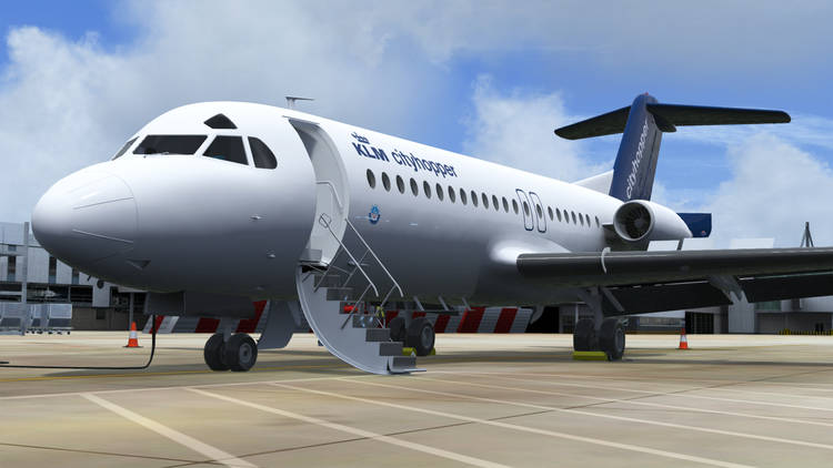 Just Flight - New P3D/FSX Fokker F28 Fellowship from Just Flight