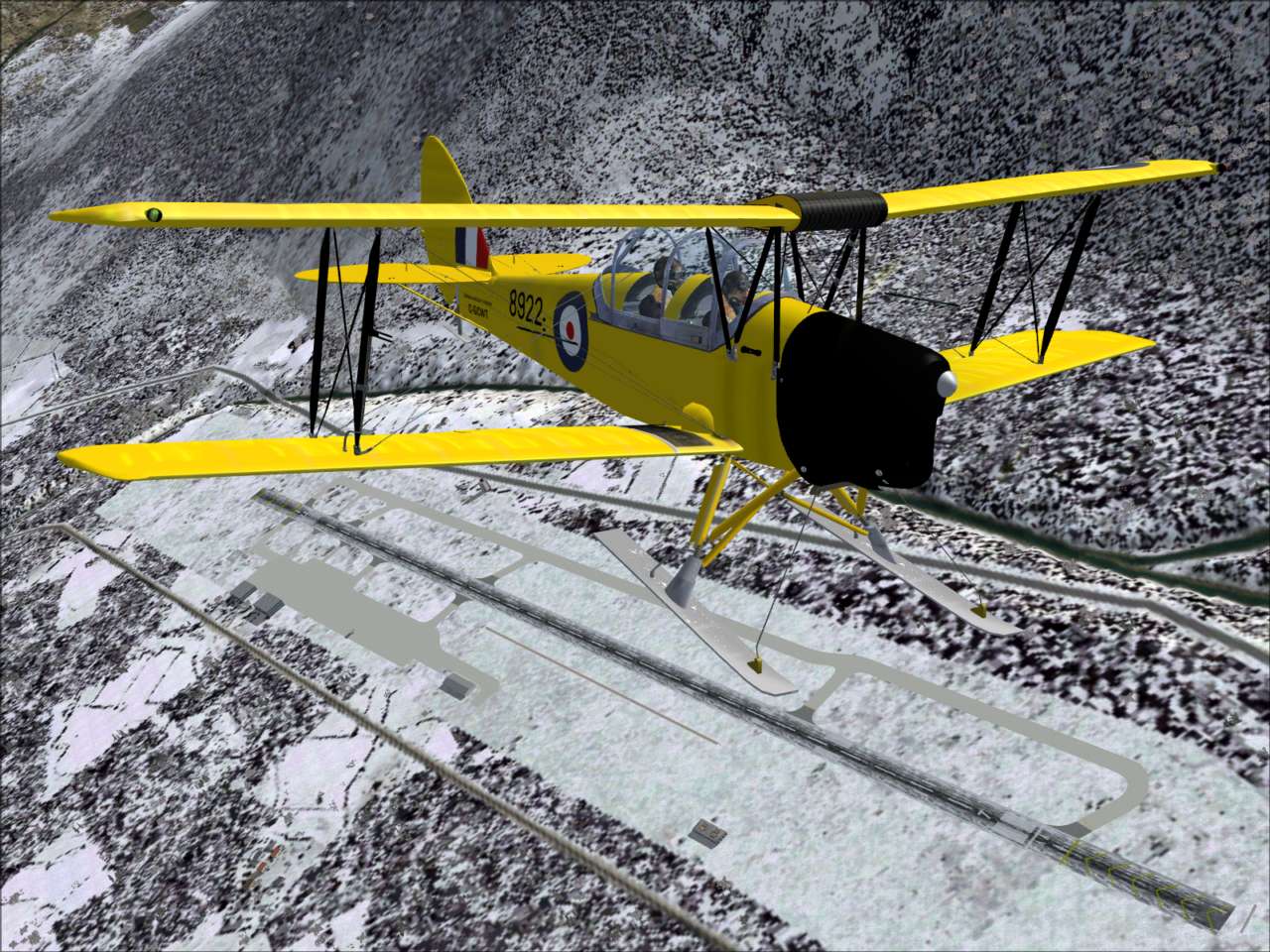 Just Flight - Tiger Moth Float and Ski Double Pack