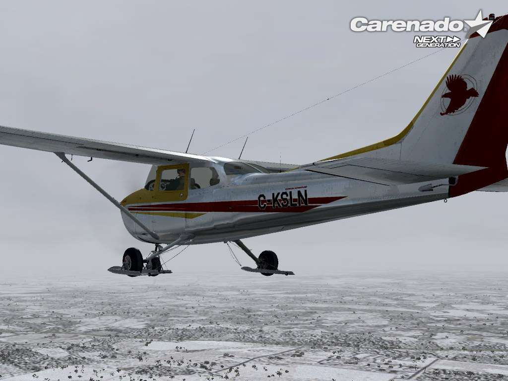 Just Flight - Carenado C172 Skyhawk II Ski Plane (FS2004)