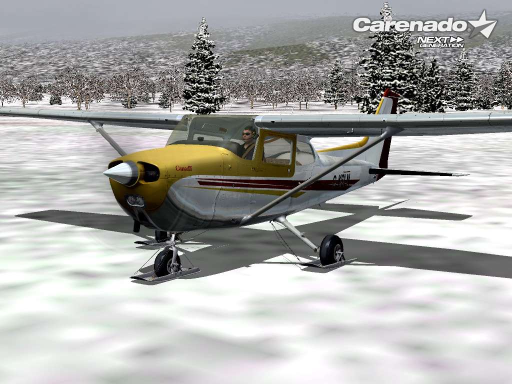 Just Flight - Carenado C172 Skyhawk II Ski Plane (FS2004)