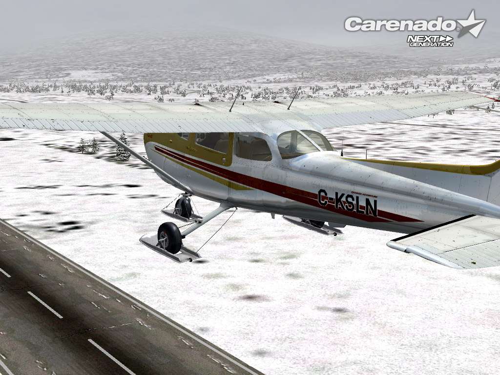 Just Flight - Carenado C172 Skyhawk II Ski Plane (FS2004)