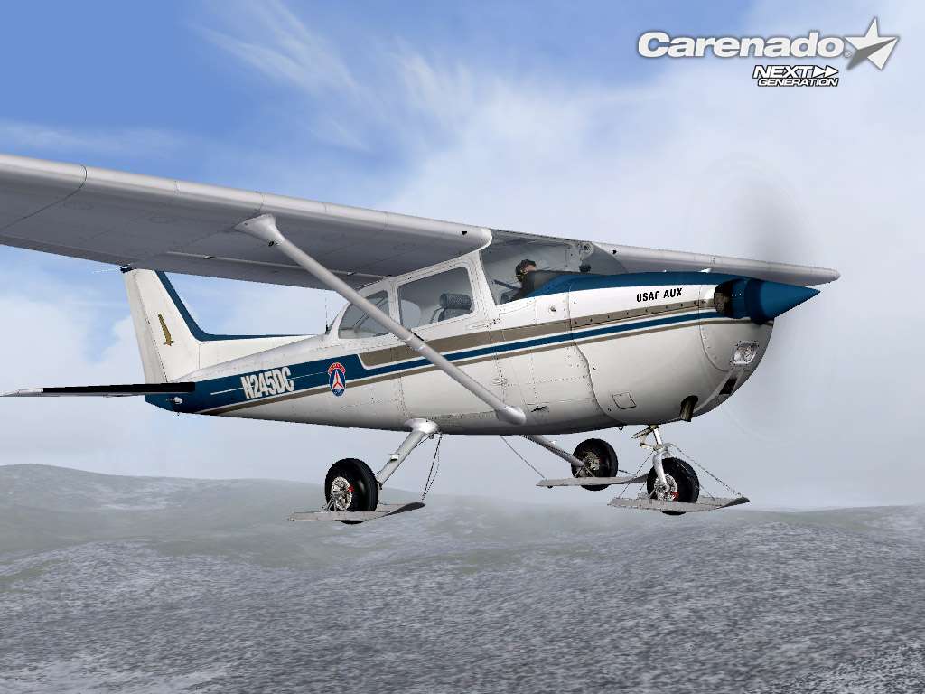 Just Flight - Carenado C172 Skyhawk II Ski Plane (FS2004)