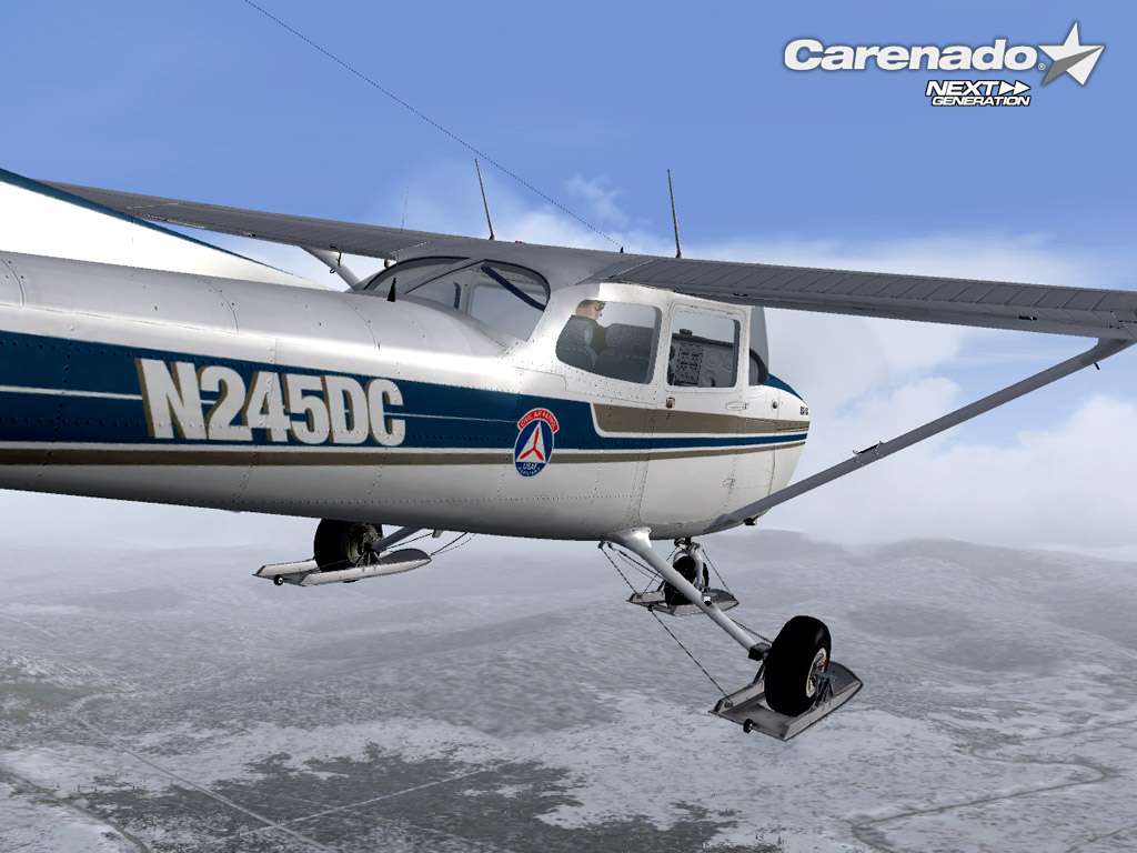 Just Flight - Carenado C172 Skyhawk II Ski Plane (FS2004)