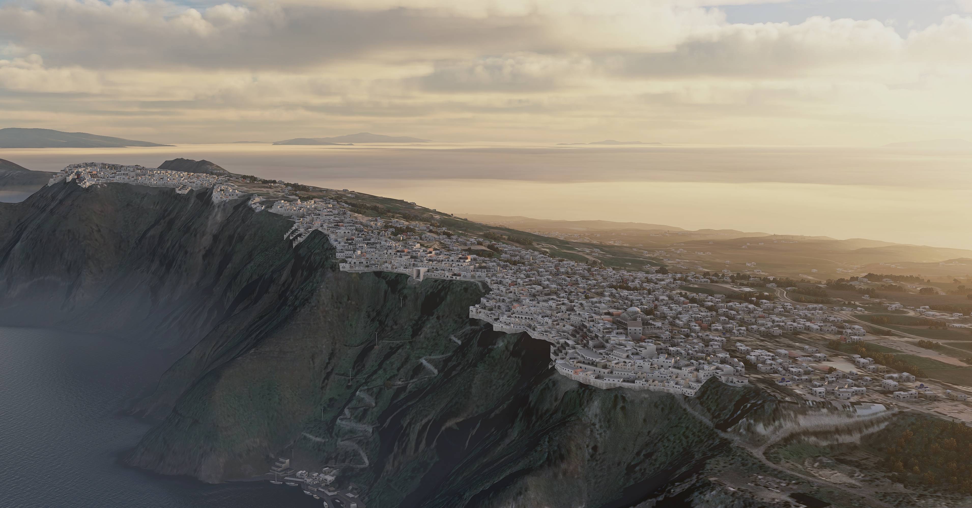 Just Flight - 29Palms - LGSR - Santorini Airport & Island