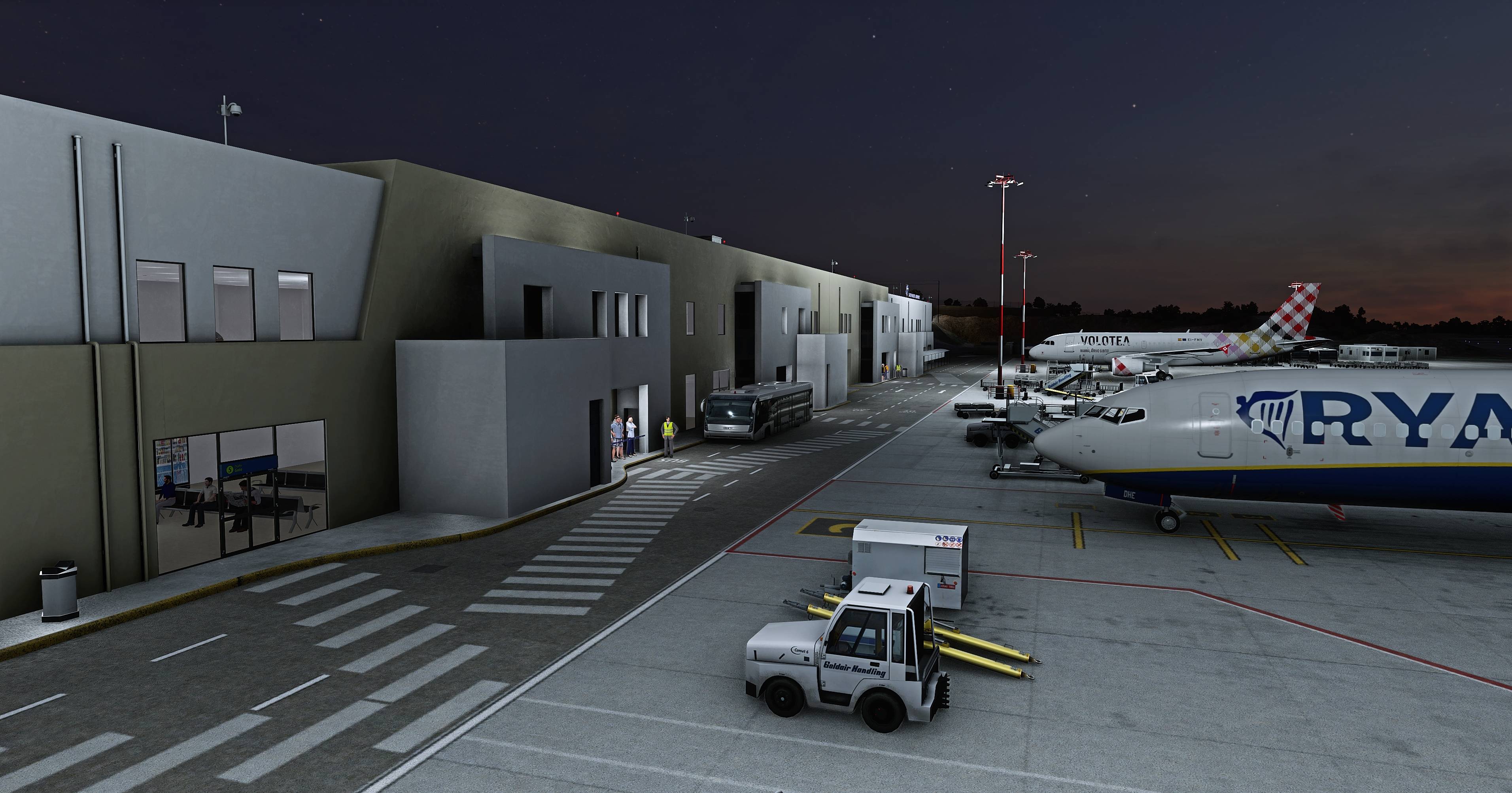 Just Flight - 29Palms - LGSR - Santorini Airport & Island