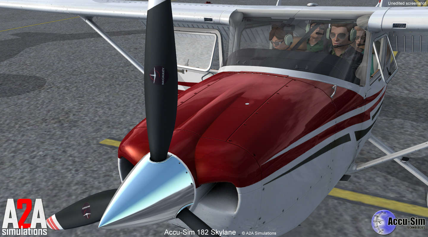 Just Flight - A2A Simulations C182 Skylane with Accu-Sim (FSX)