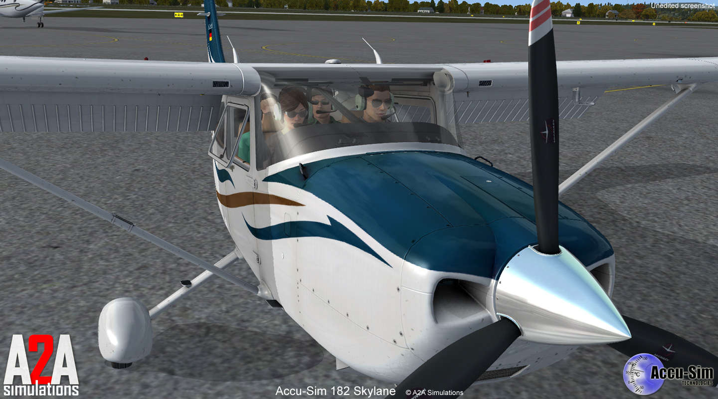 Just Flight - A2A Simulations C182 Skylane with Accu-Sim (FSX)