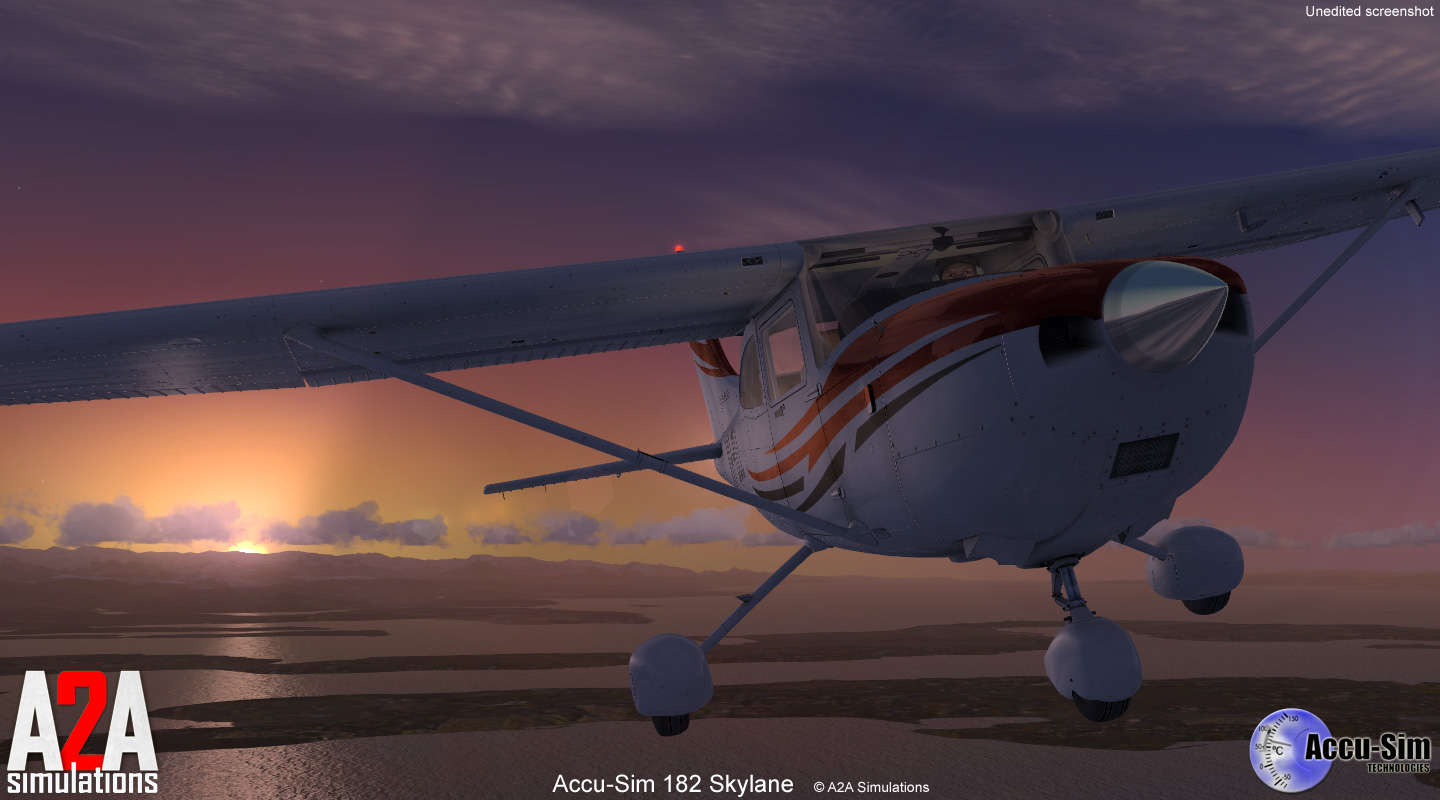 Just Flight - A2A Simulations C182 Skylane with Accu-Sim (FSX)