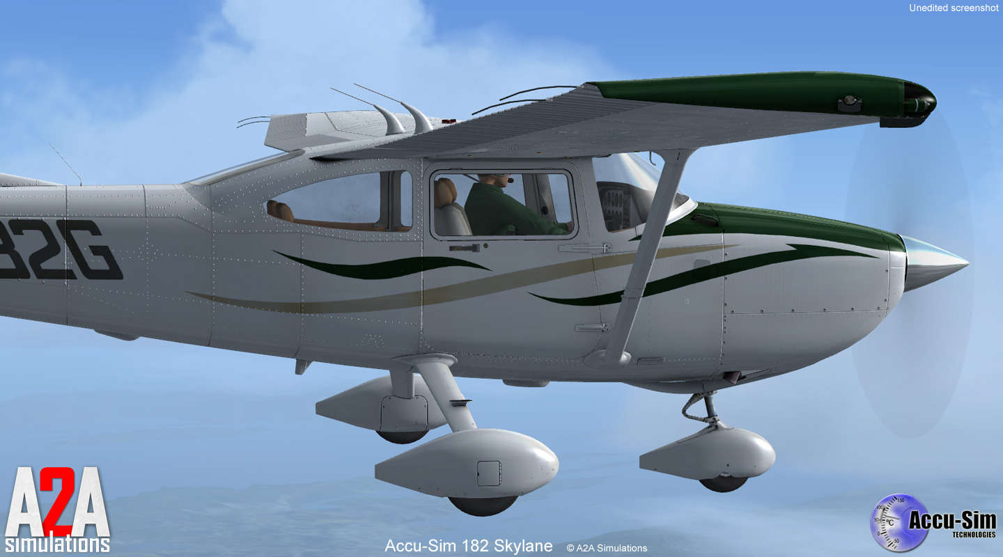 Just Flight - A2A Simulations C182 Skylane with Accu-Sim (FSX)