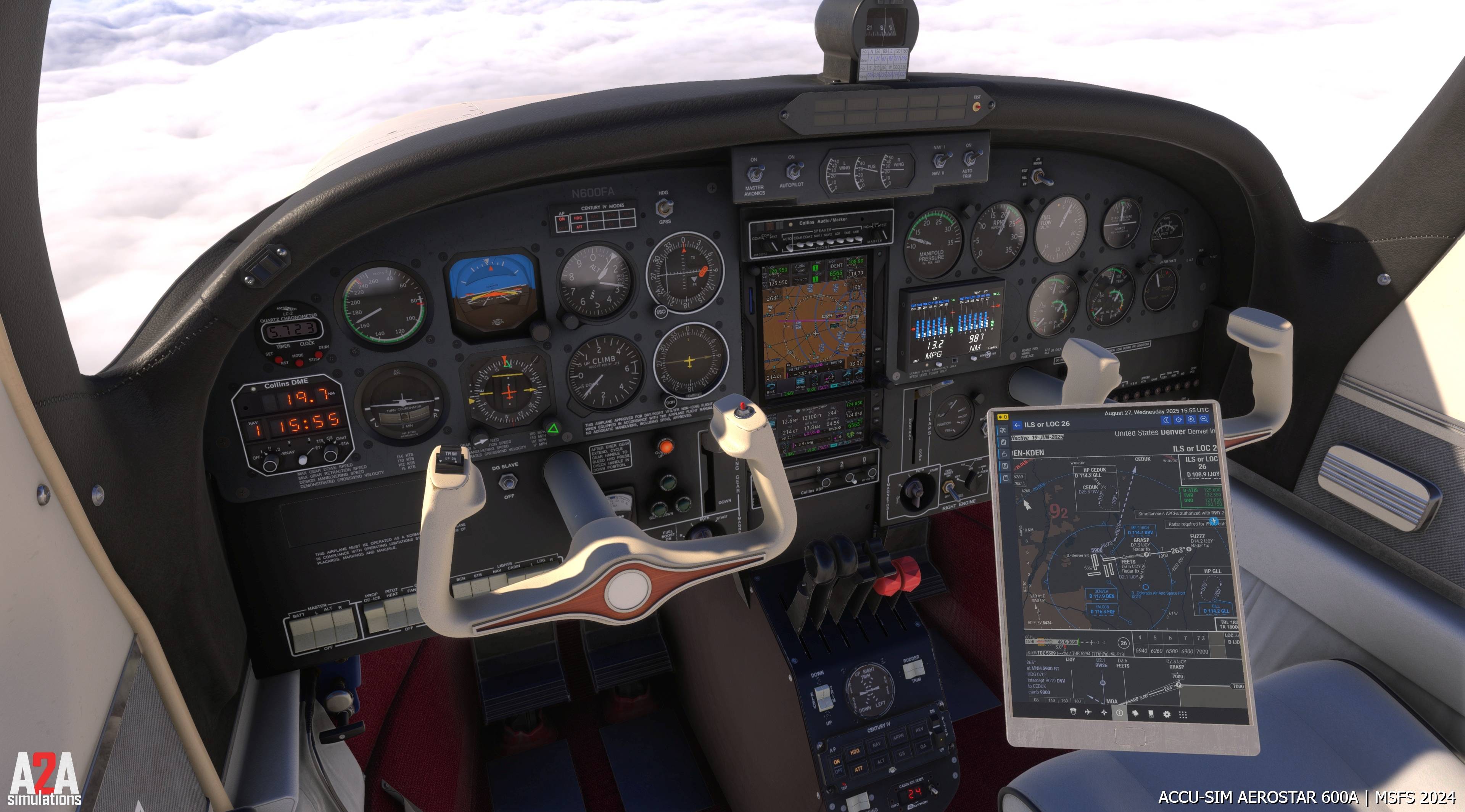 Just Flight - A2A Simulations Accu-Sim Aerostar 600