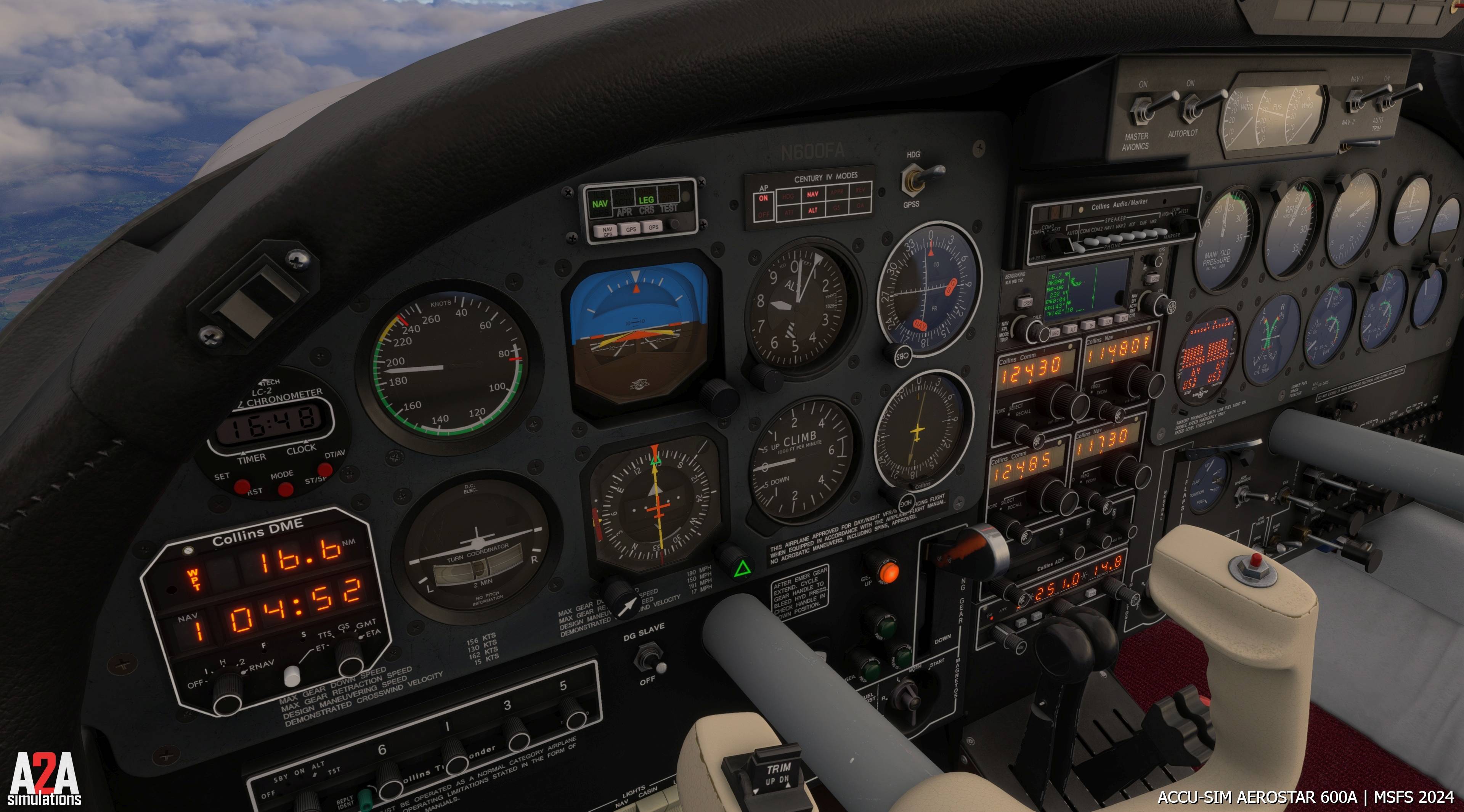 Just Flight - A2A Simulations Accu-Sim Aerostar 600