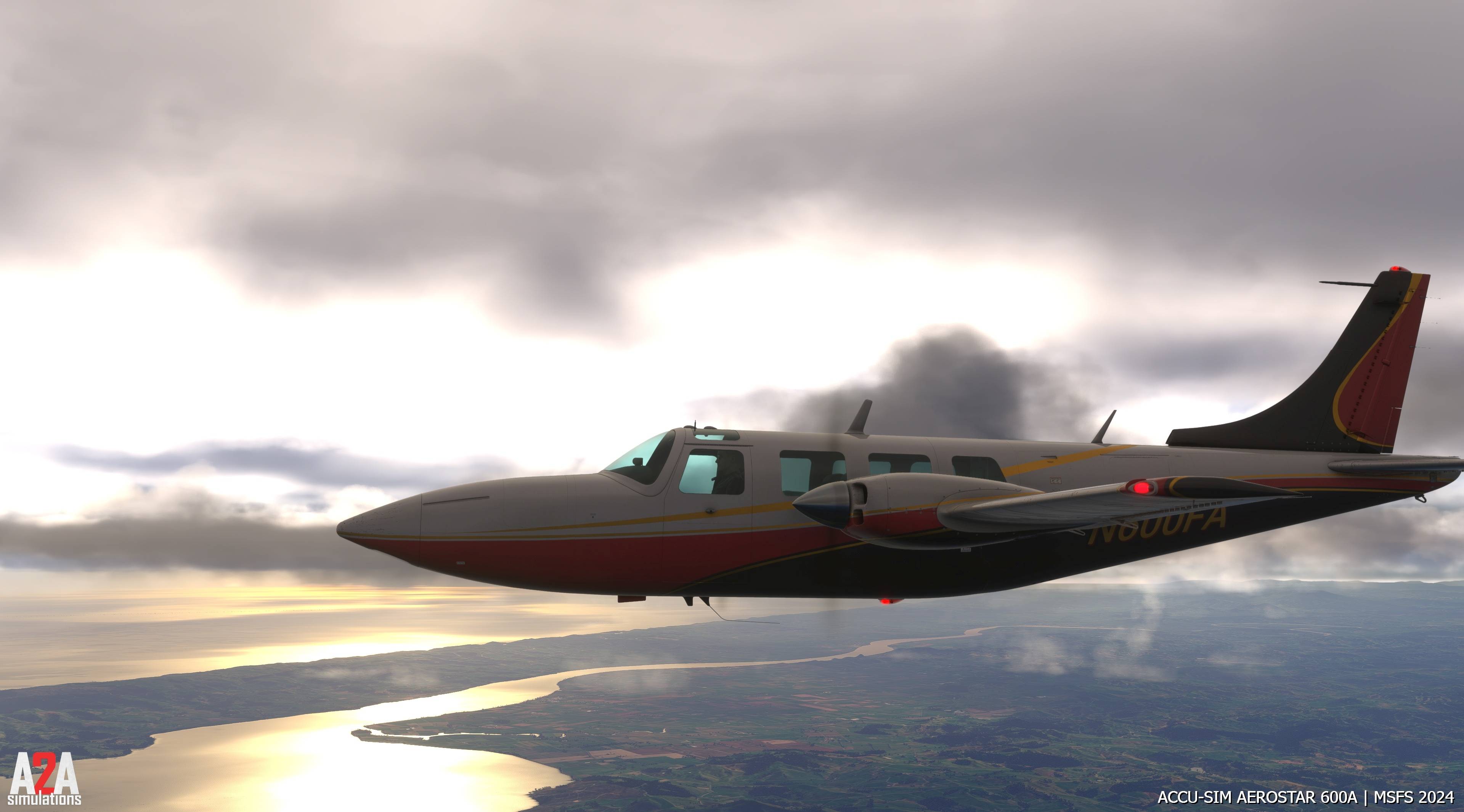 Just Flight - A2A Simulations Accu-Sim Aerostar 600