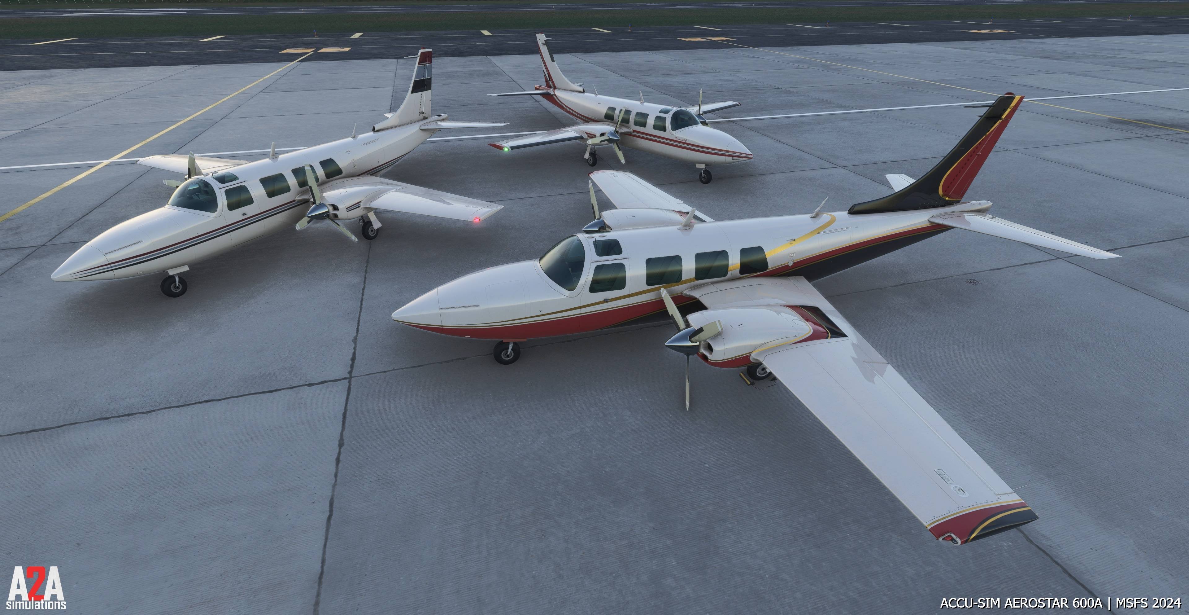 Just Flight - A2A Simulations Accu-Sim Aerostar 600