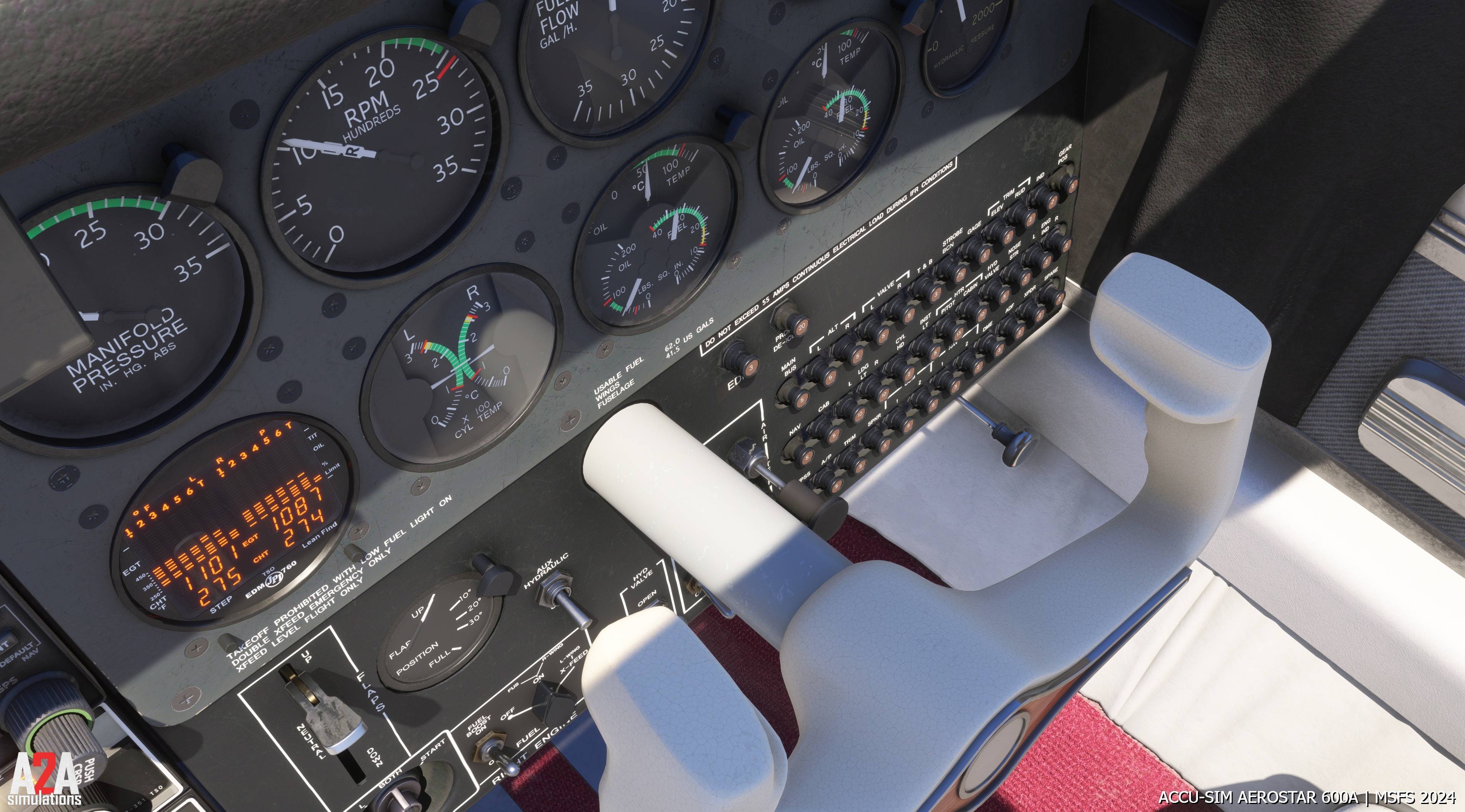 Just Flight - A2A Simulations Accu-Sim Aerostar 600