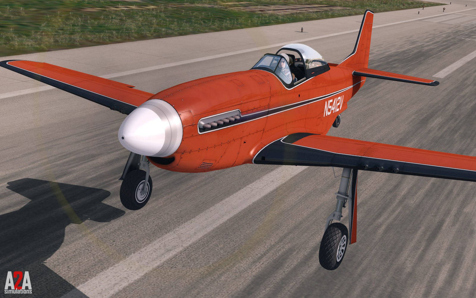 Just Flight - A2A Simulations Accu-sim P-51D Civilian (P3D v4/v5 Academic)