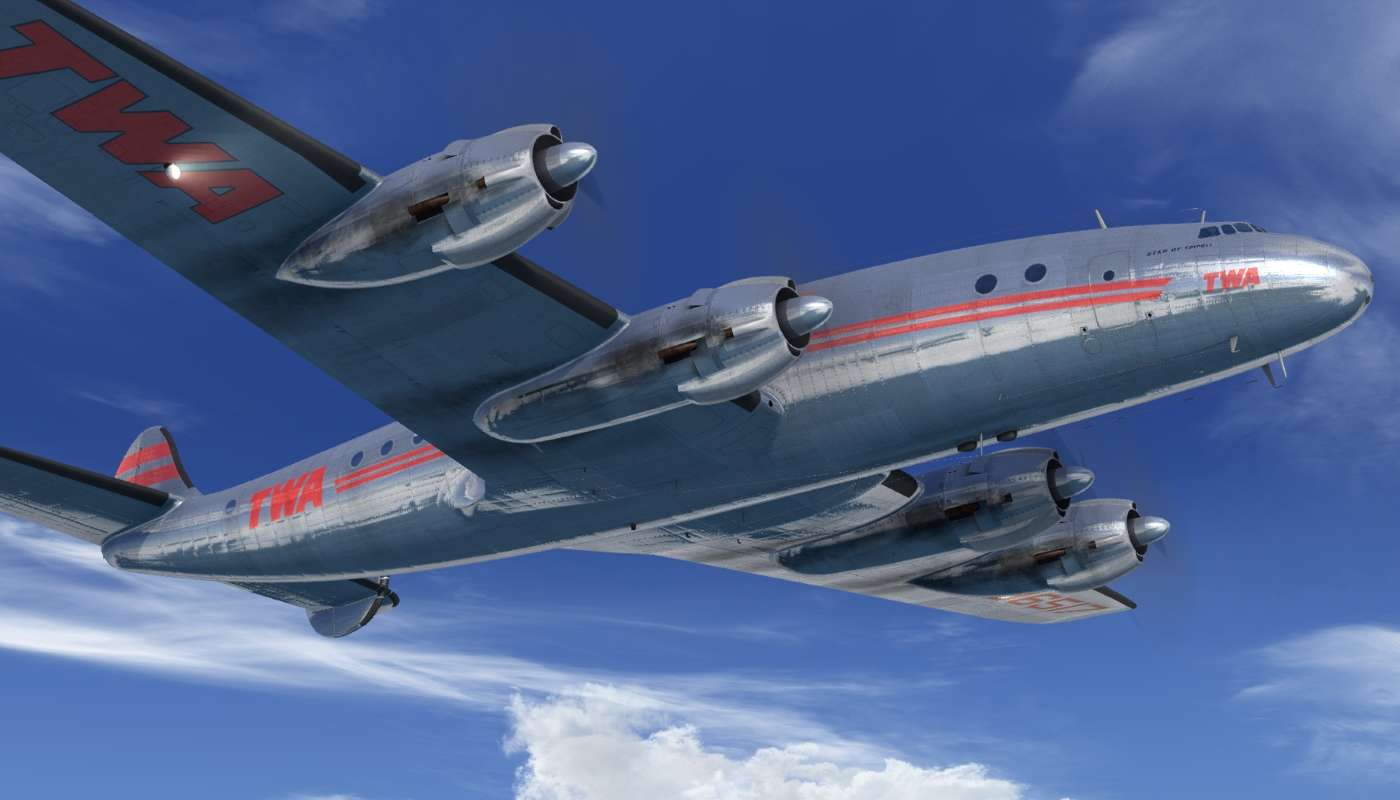 Just Flight - A2A Simulations Captain of the Ship L-049 Constellation (FSX)