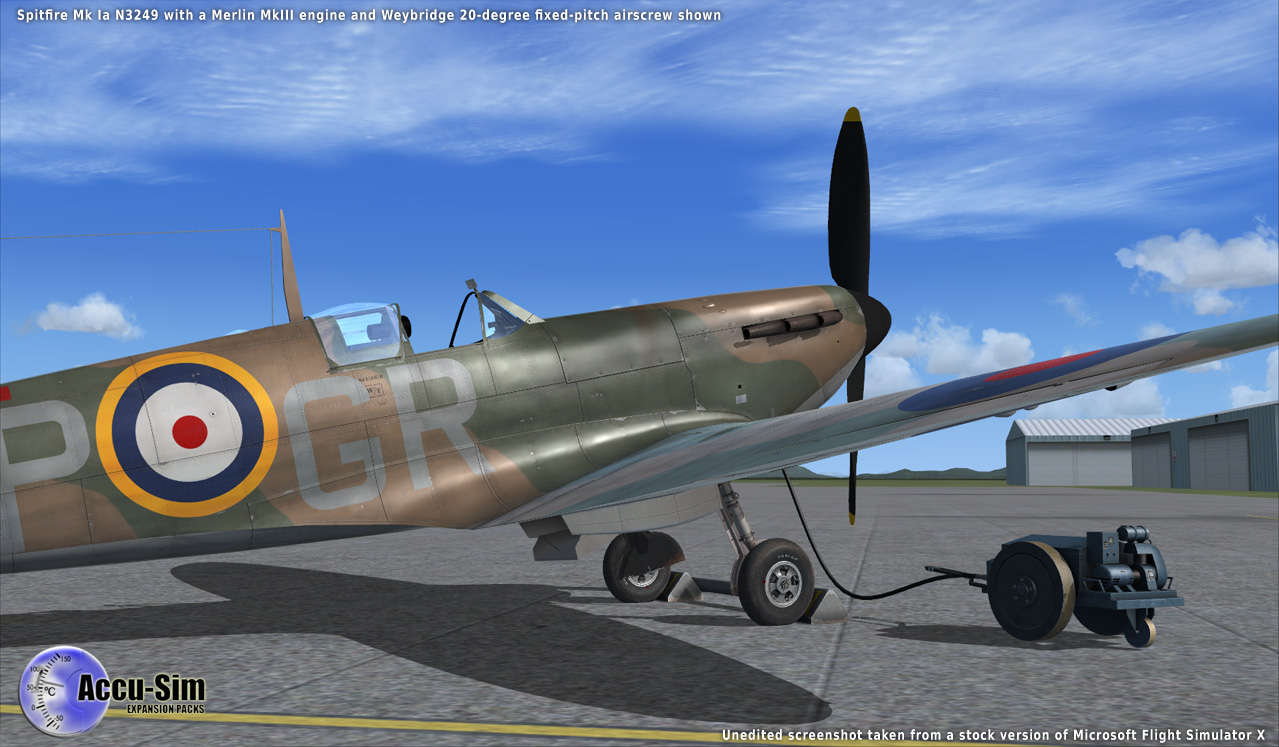 Just Flight - A2A Simulations Spitfire with Accu-Sim (FSX)