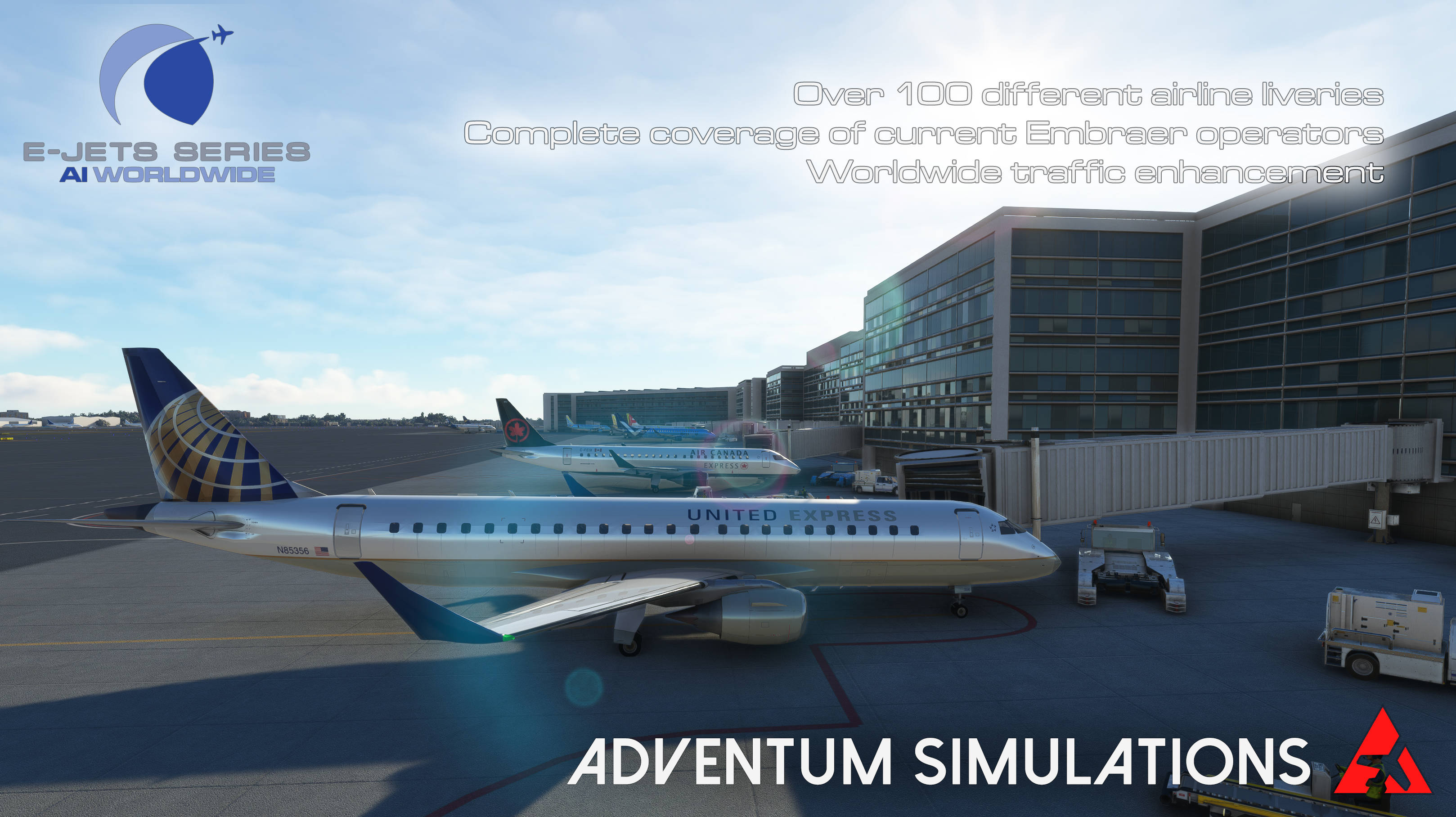 Just Flight - Adventum Simulations - AI Worldwide: E-Jets Series