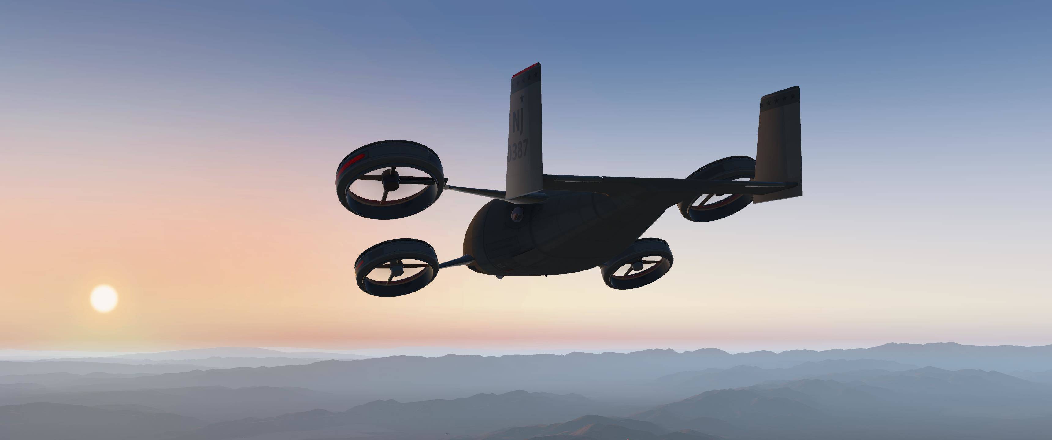 Just Flight - aeroG Aviation - UV-4 eVTOL UAV (X-Plane 11)
