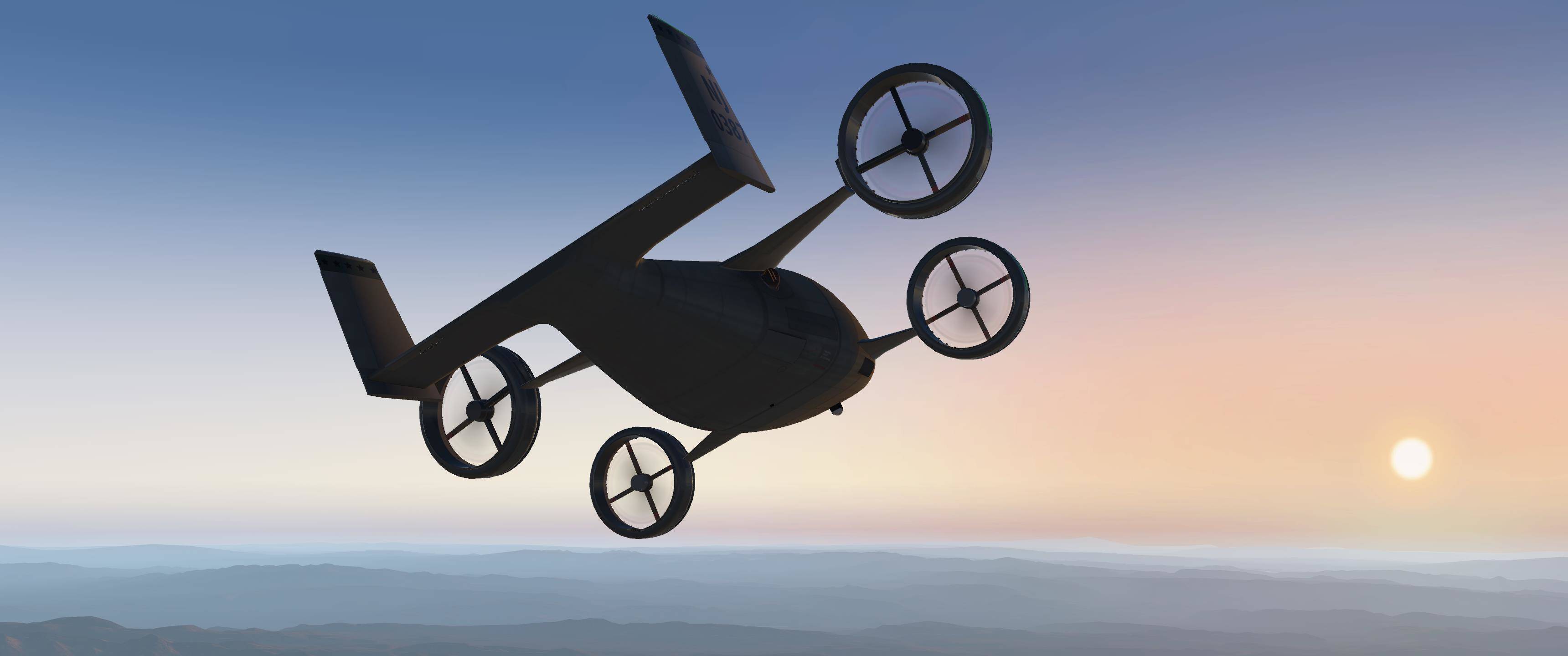Just Flight - aeroG Aviation - UV-4 eVTOL UAV (for X-Plane 11)