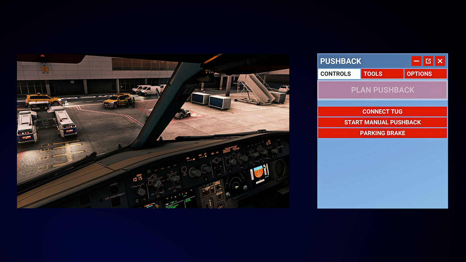 Just Flight - Aerosoft Toolbar Pushback Pro