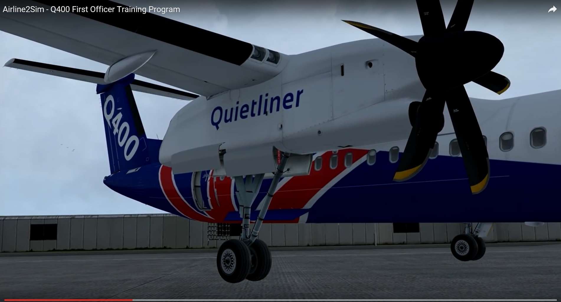 Just Flight - Airline2Sim Majestic Dash 8 Q400 First Officer