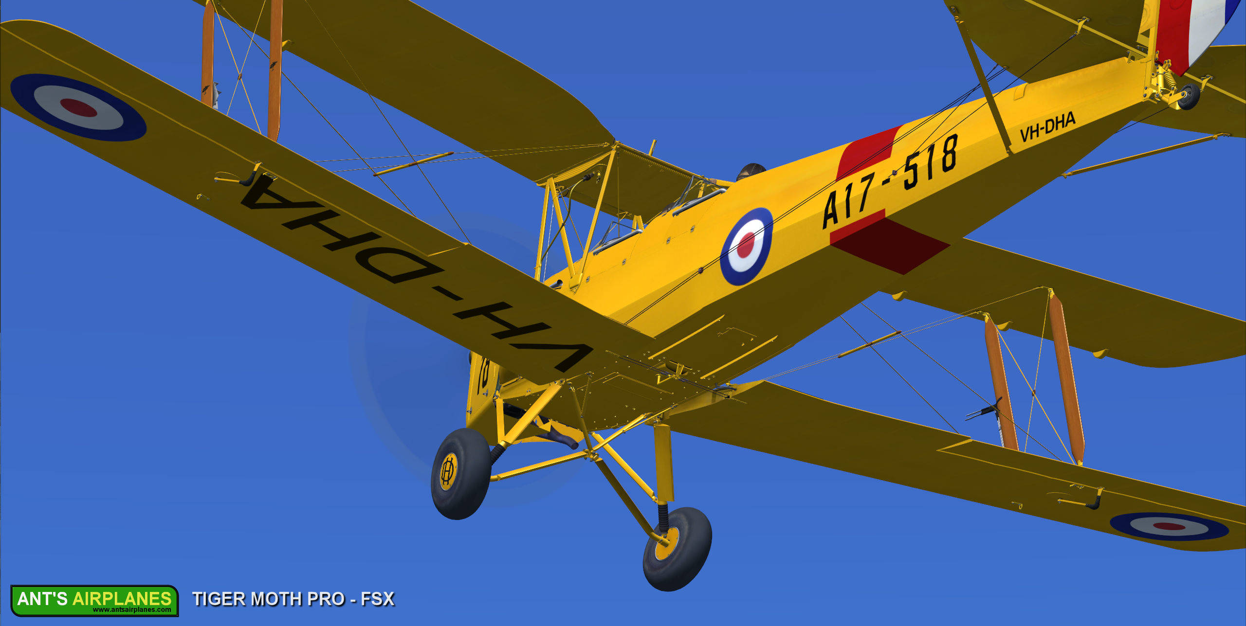 Just Flight - Ant's Airplanes Tiger Moth Pro (P3D & FSX)
