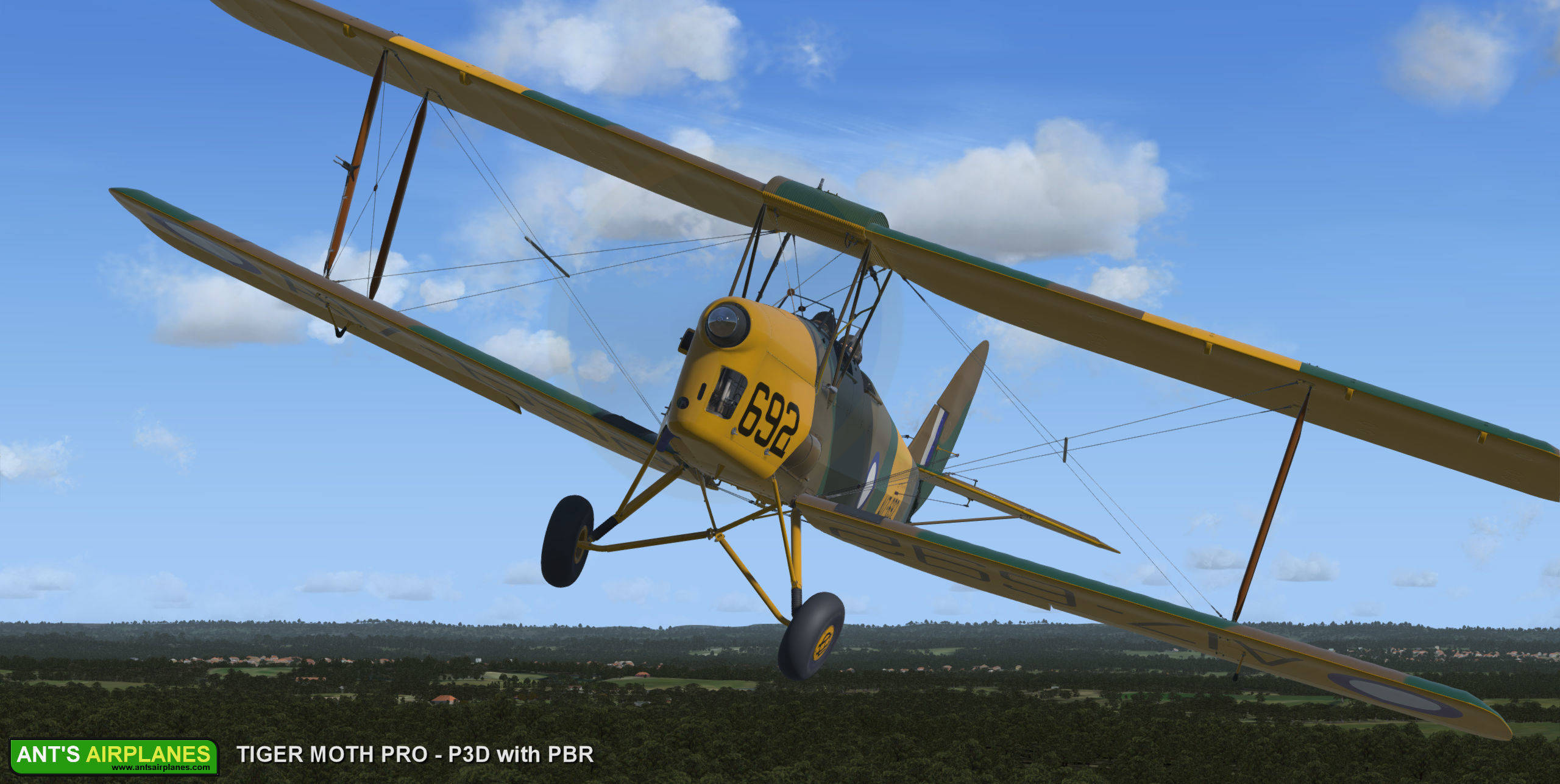Just Flight - Ant's Airplanes Tiger Moth Pro (P3D & FSX)