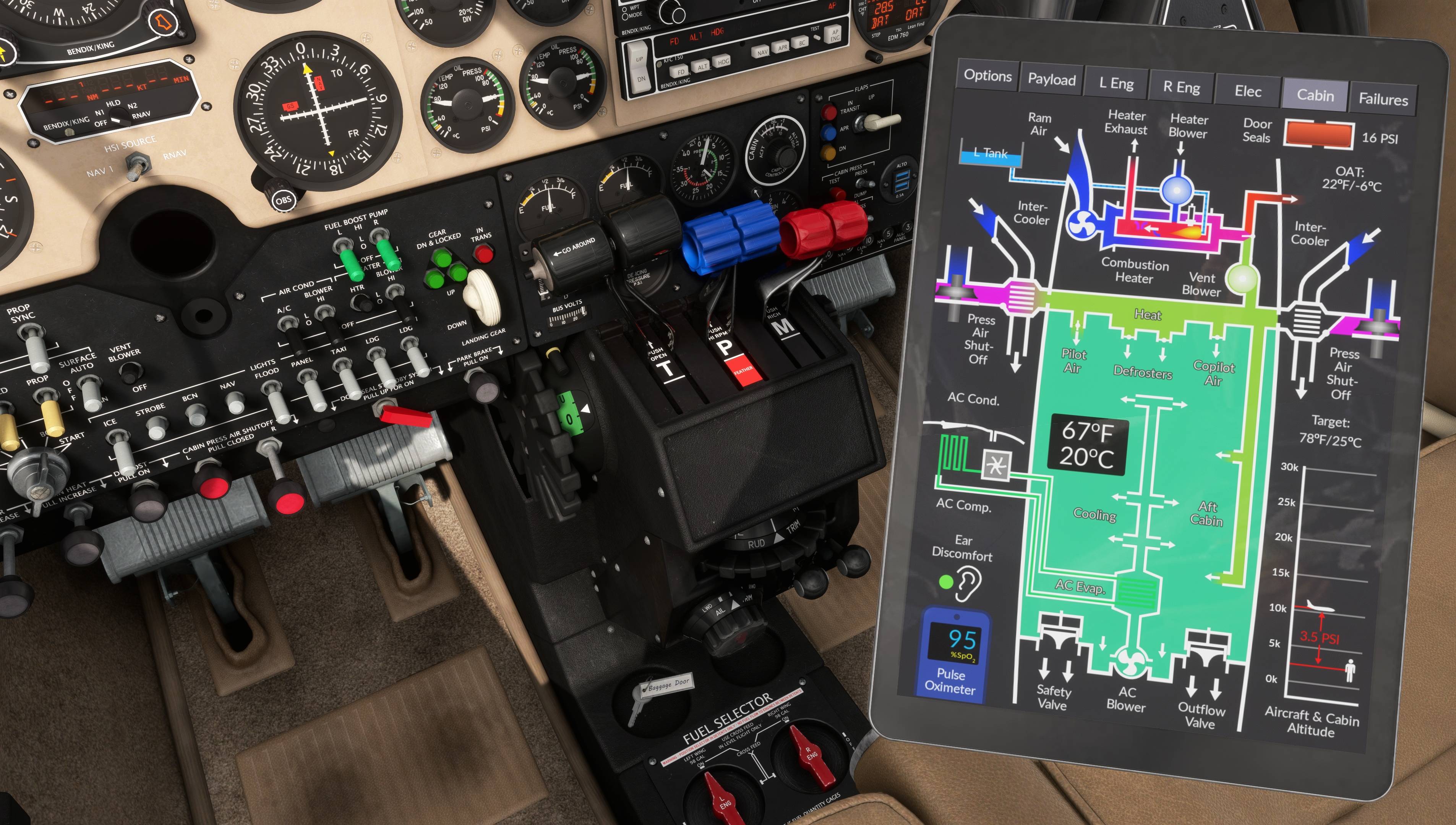 Just Flight - Black Square - Baron Professional