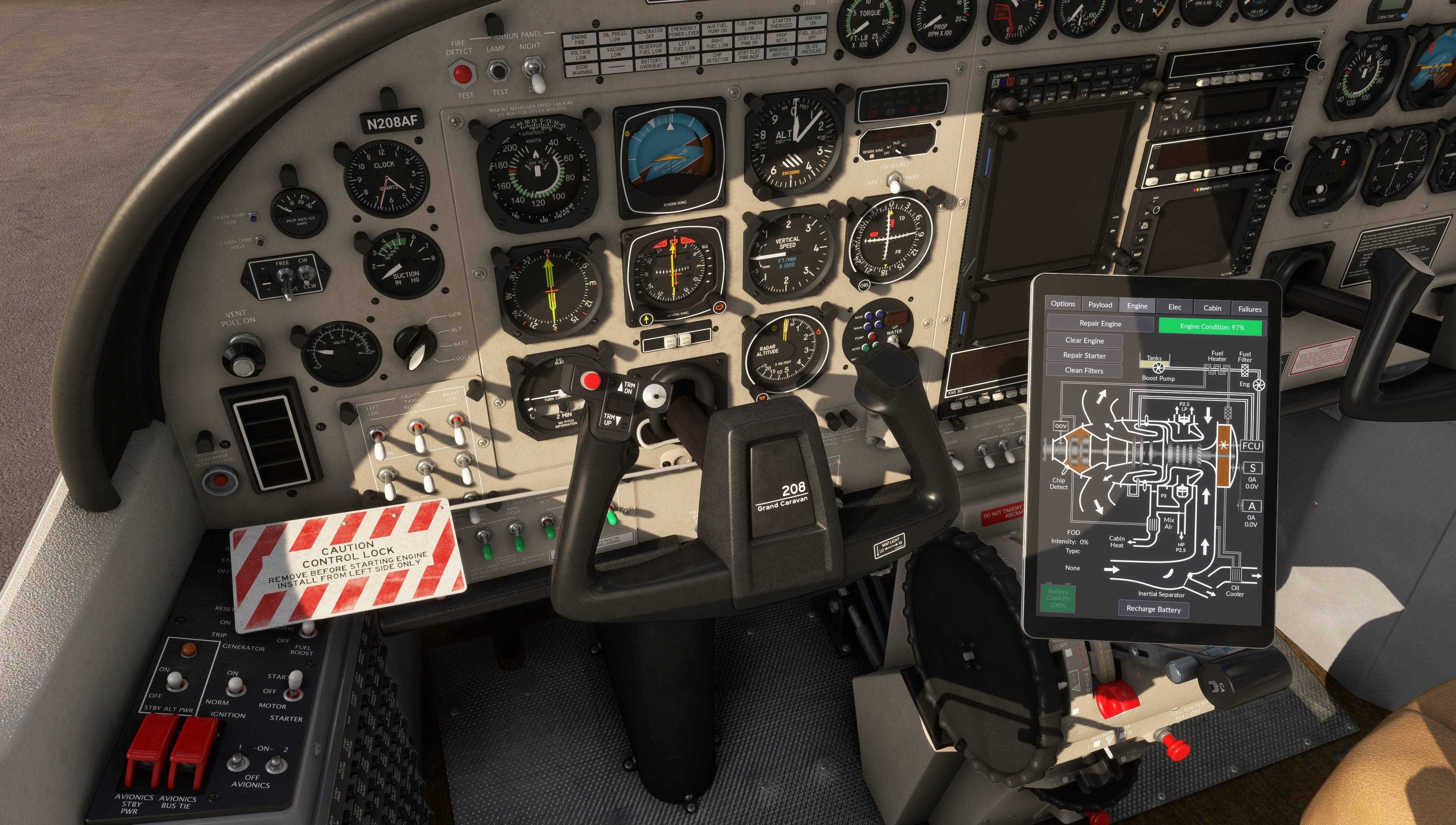 Just Flight - Black Square - Caravan Professional - Passenger