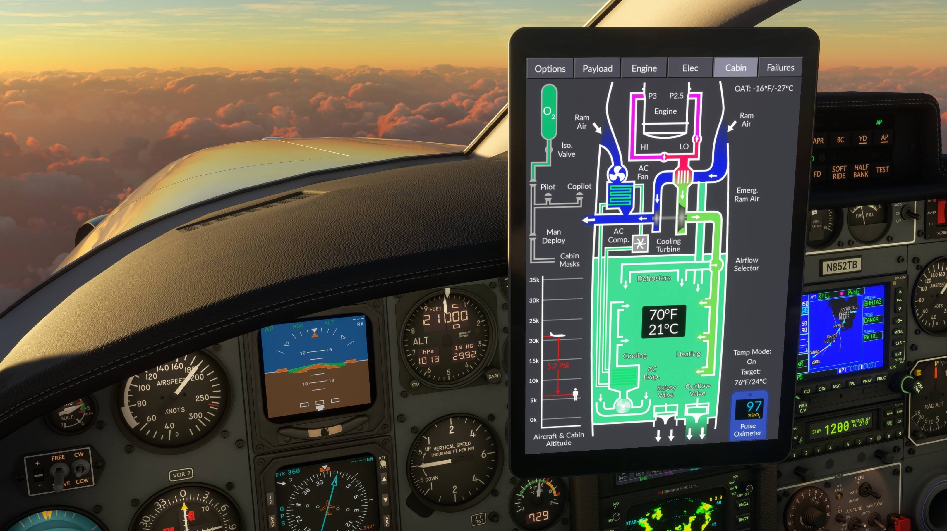 Just Flight - Black Square - TBM 850