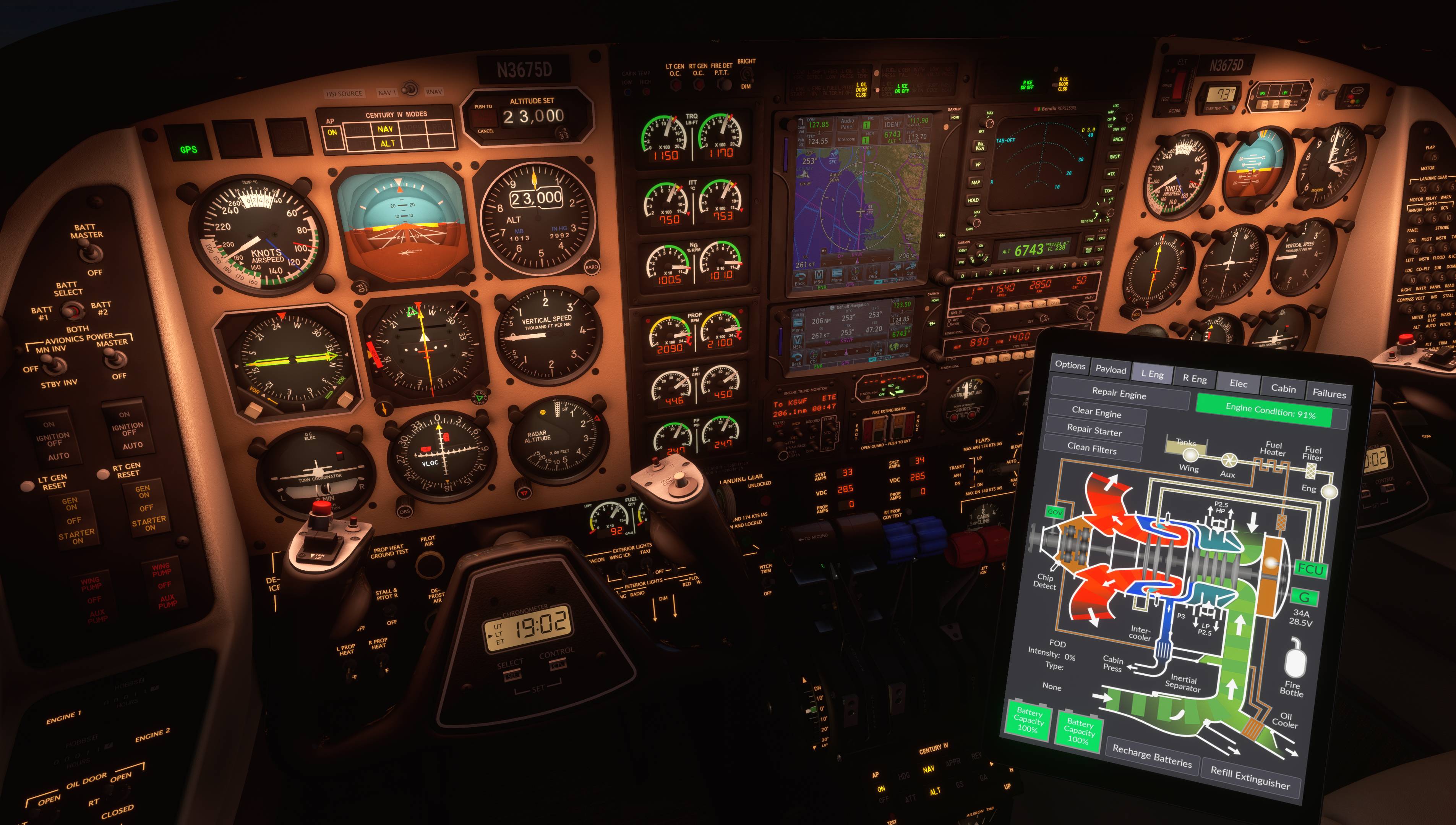 Just Flight - Black Square - Turbine Duke