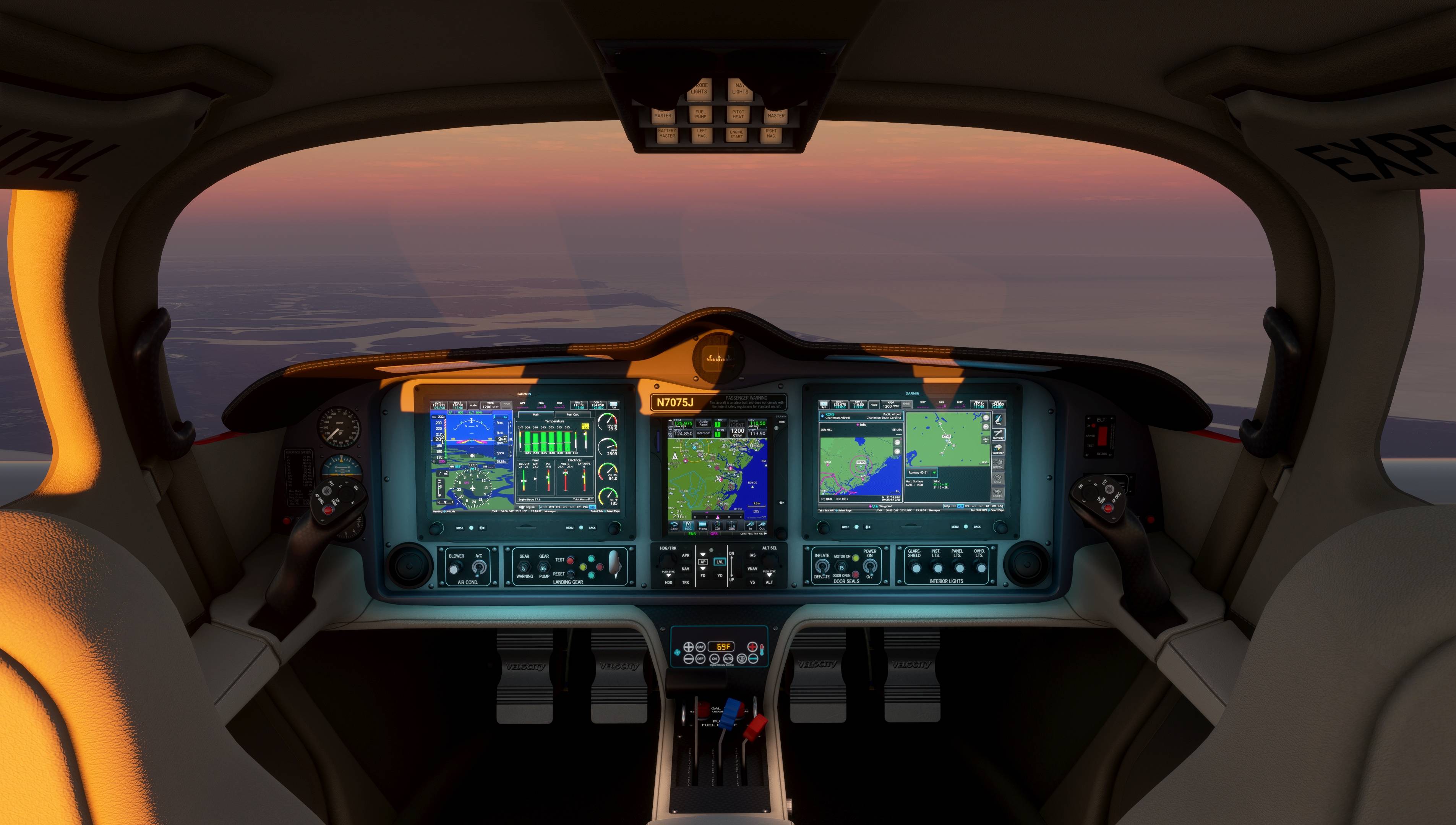 Just Flight - Black Square - Velocity XL