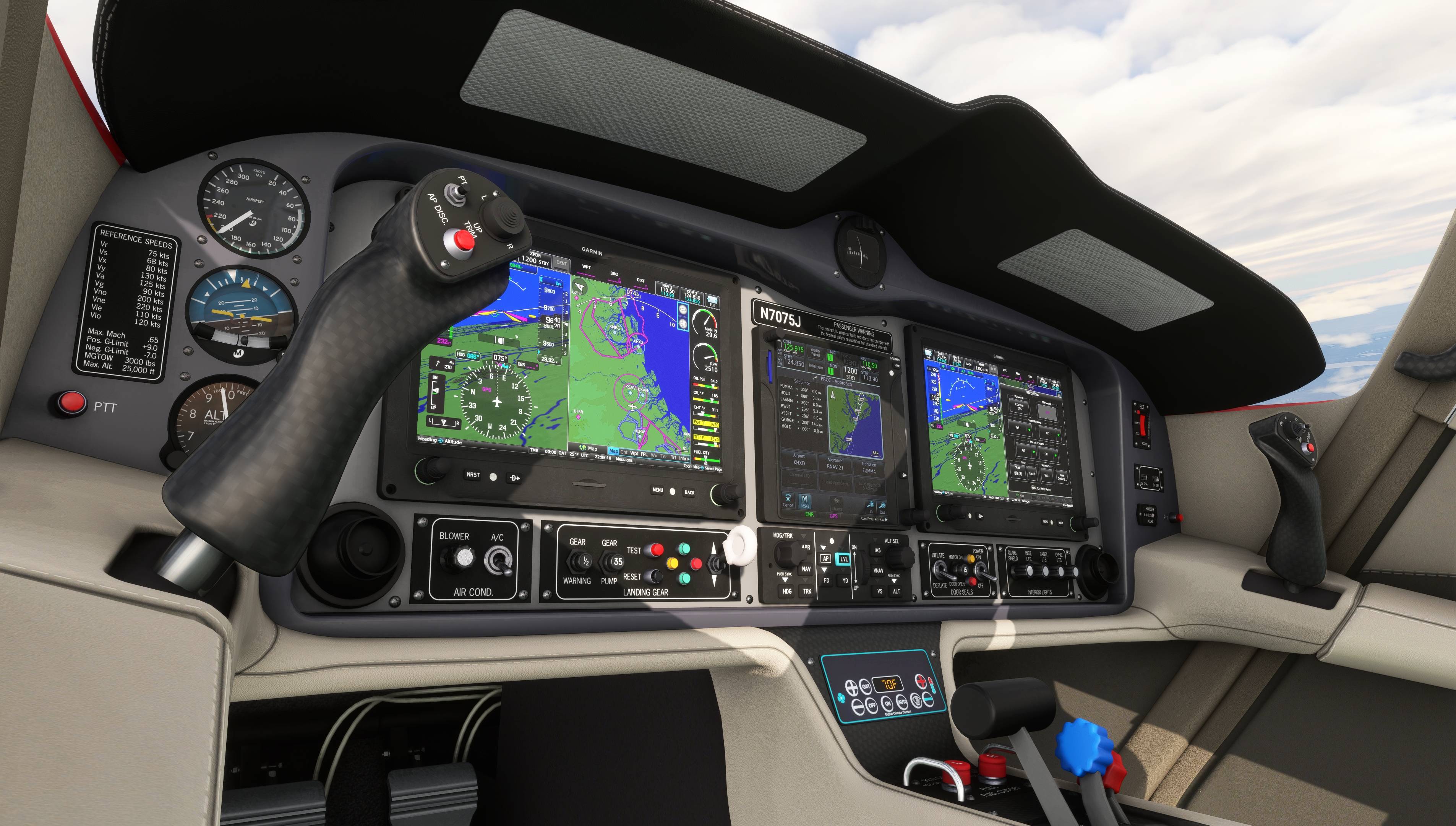Just Flight - Black Square - Velocity XL