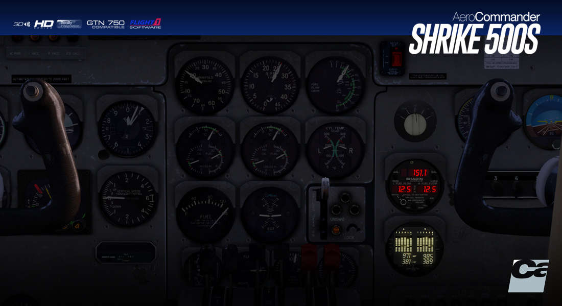 Just Flight - Carenado 500S Shrike Aero Commander HD Series (FSX & P3D)