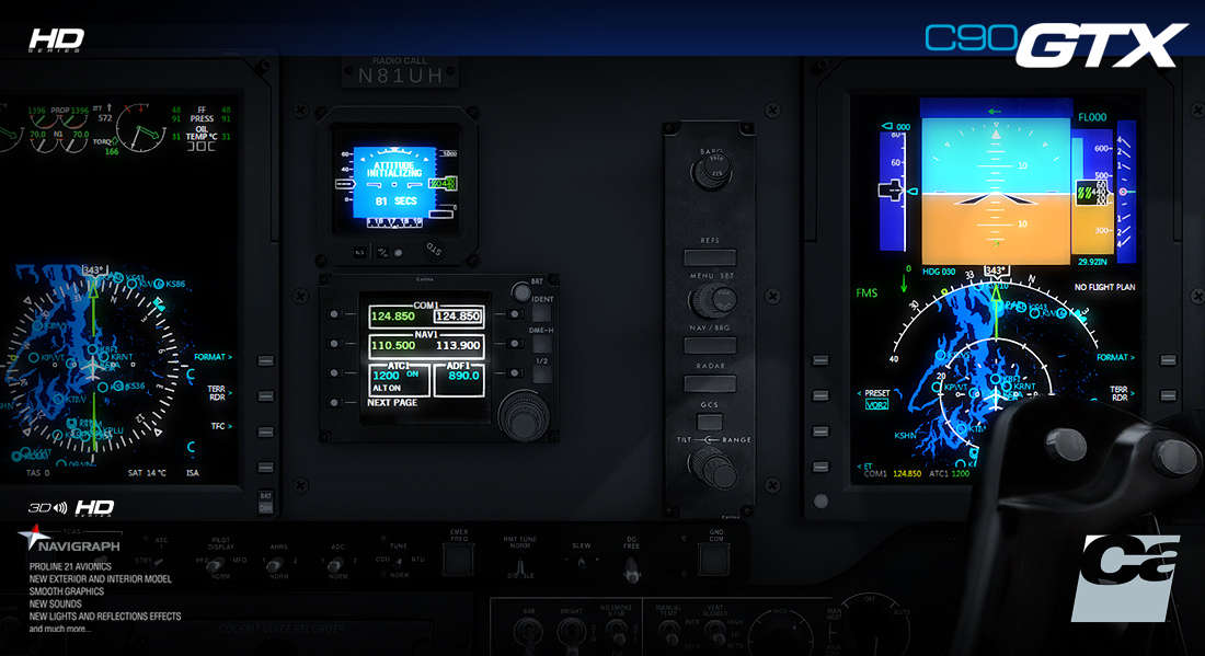 Just Flight - Carenado C90 GTX King Air HD Series (FSX & P3D)