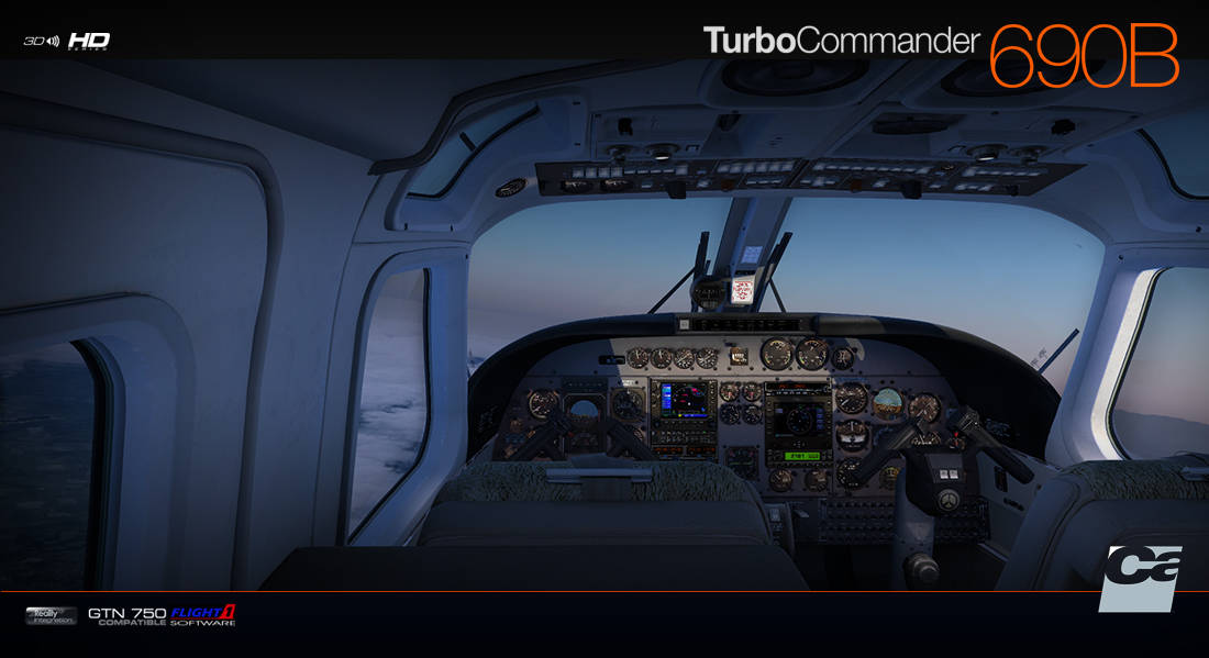 Just Flight - Carenado Turbo Commander 690B (FSX & P3D)