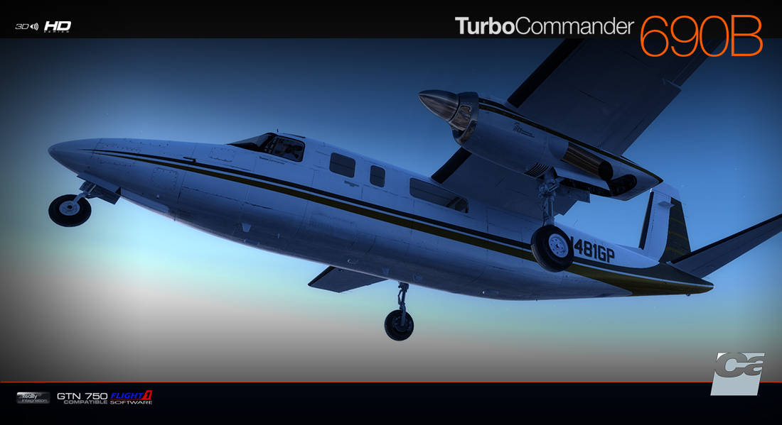 Just Flight - Carenado Turbo Commander 690B (FSX & P3D)
