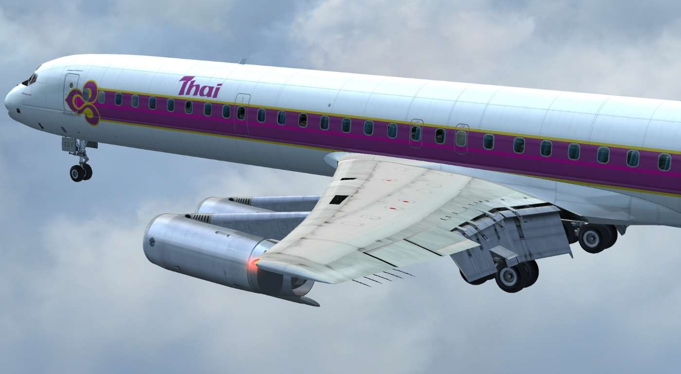 Just Flight - DC-8 Jetliner Series 50 to 70 Livery Bundle Pack