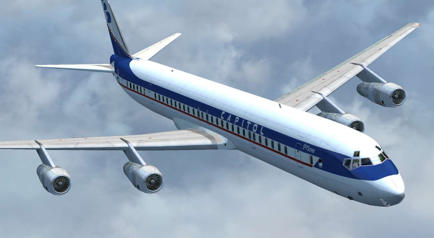 Just Flight - DC-8 Jetliner Series 50 to 70 Livery Bundle Pack