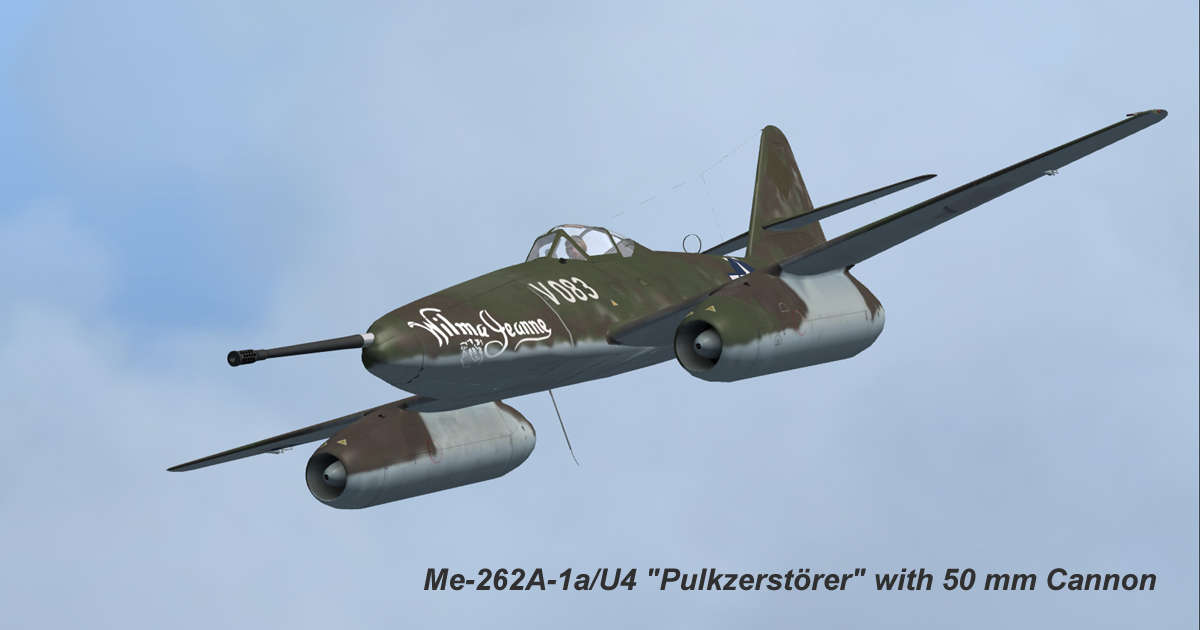 Just Flight - Flight Replicas Messerschmitt Me 262 Rare Types