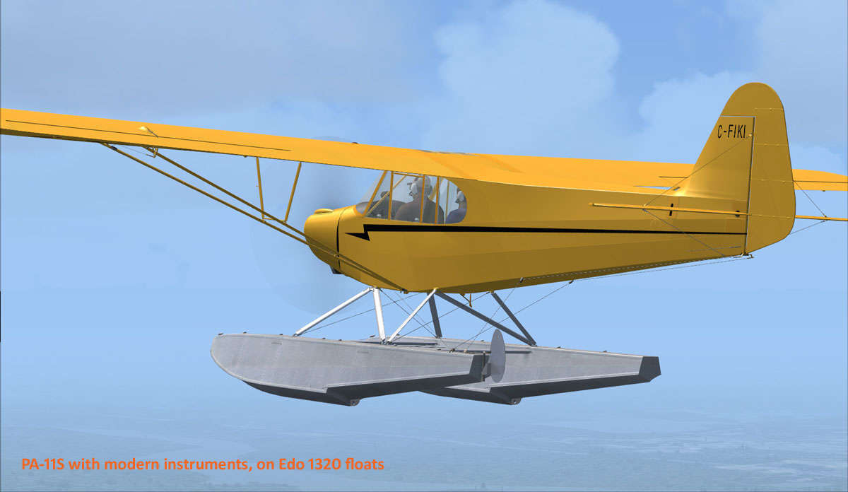Just Flight - Flight Replicas PA-11 Cub Special plus Wagner Twin Cub