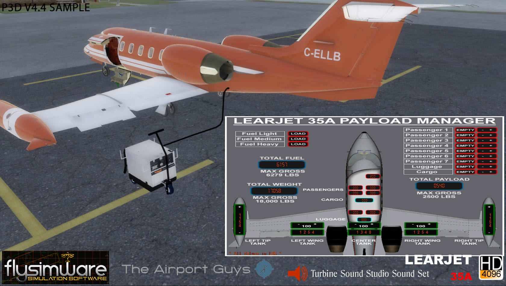 Just Flight - Flysimware Learjet 35A