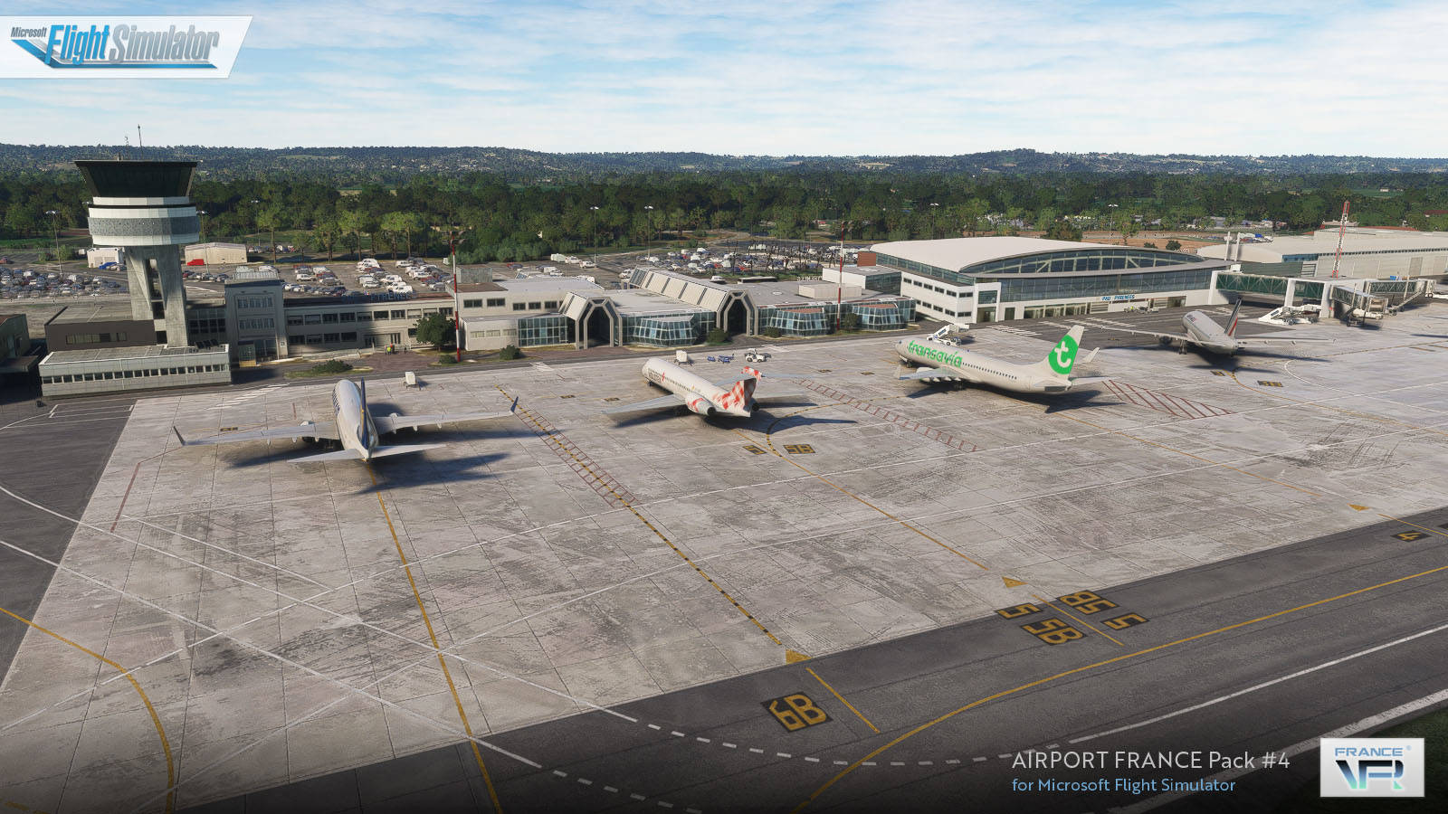 Just Flight France Vfr Airport France Pack 4 Msfs