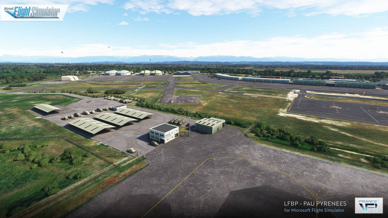 Just Flight - France VFR - LFBP - Pau Pyrenees