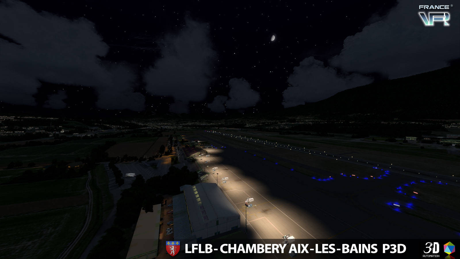 Just Flight - France VFR - LFLB - Chambéry Aix-les-Bains (P3D v4/v5)