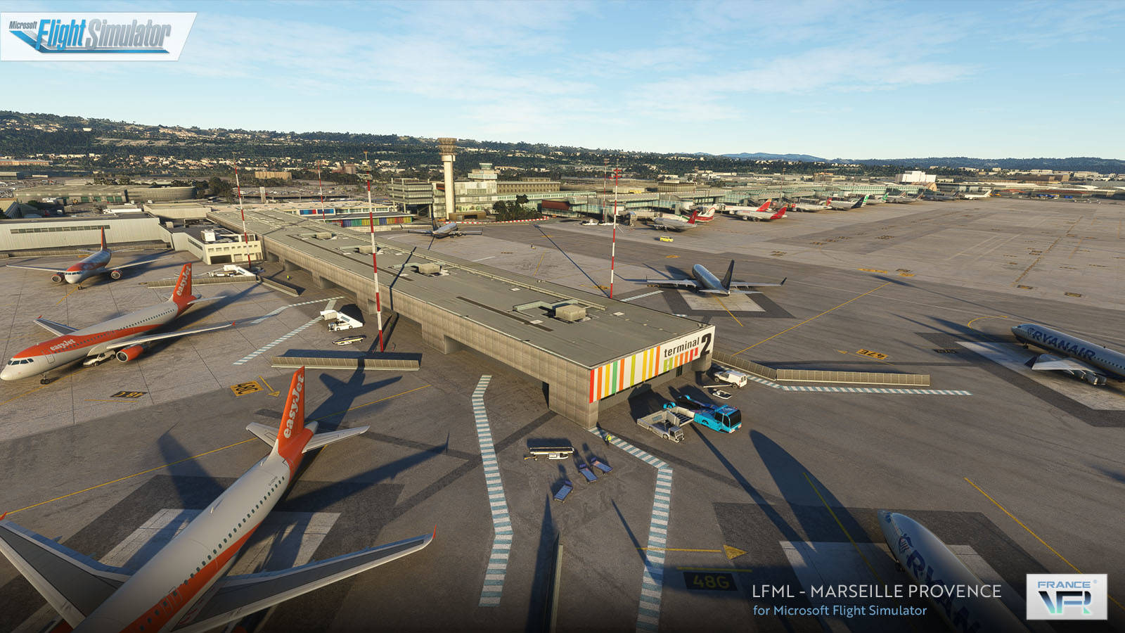 Just Flight - France VFR - LFML - Marseille Provence