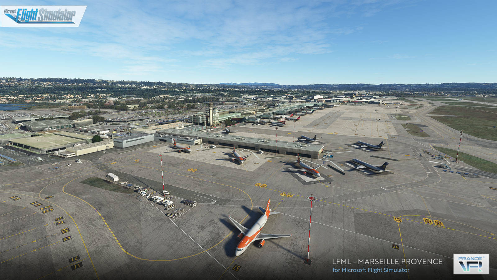 Just Flight - France VFR - LFML - Marseille Provence
