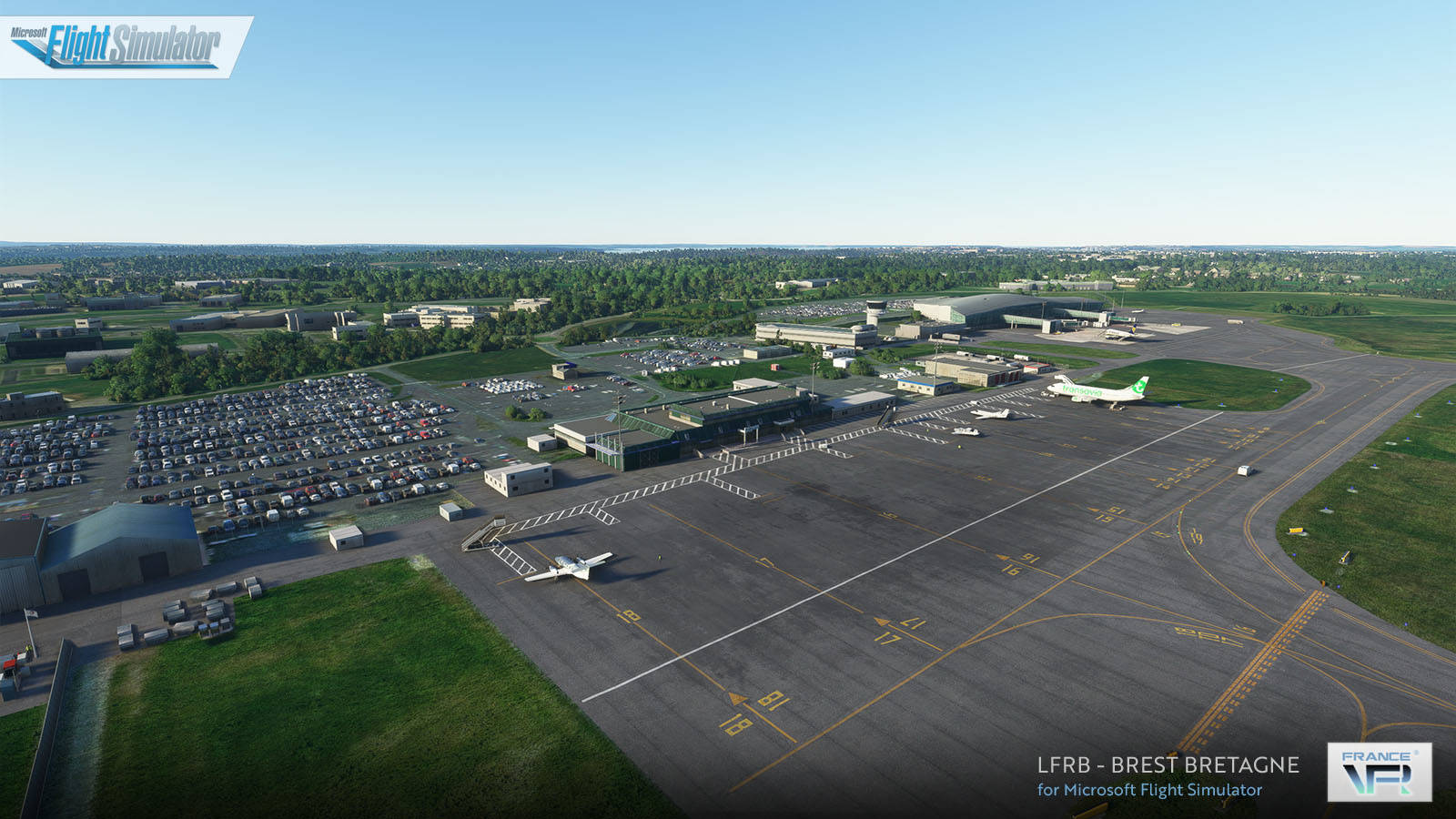 Just Flight France VFR LFRB Brest Bretagne MSFS 